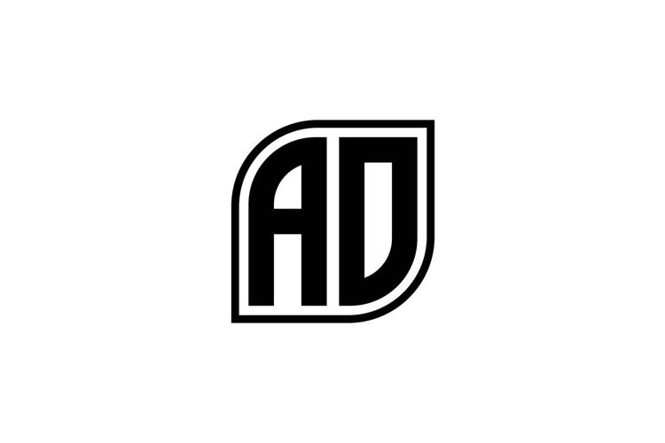 AD logo design vector template (2620501)