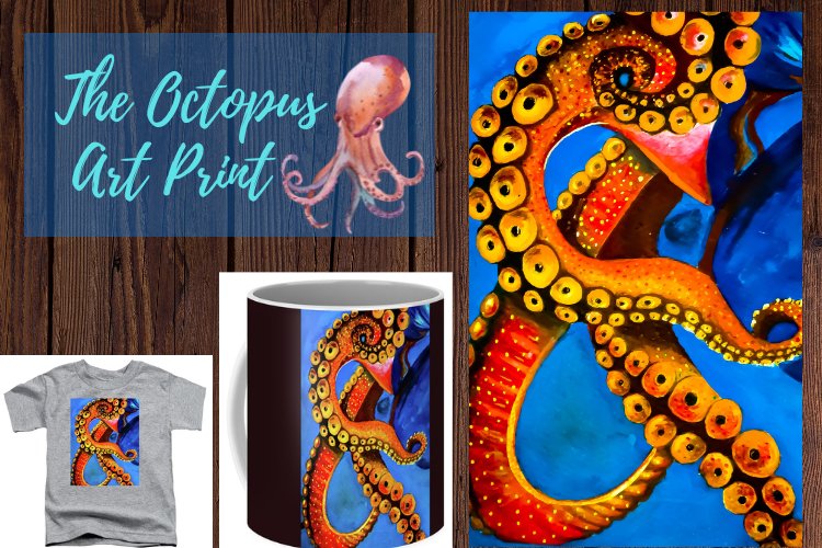 The Octopus Art print
