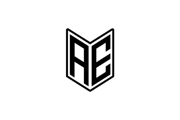 AE Logo design vector template (2620588)