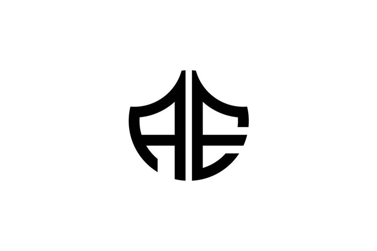 AE Logo design vector template (2620595)
