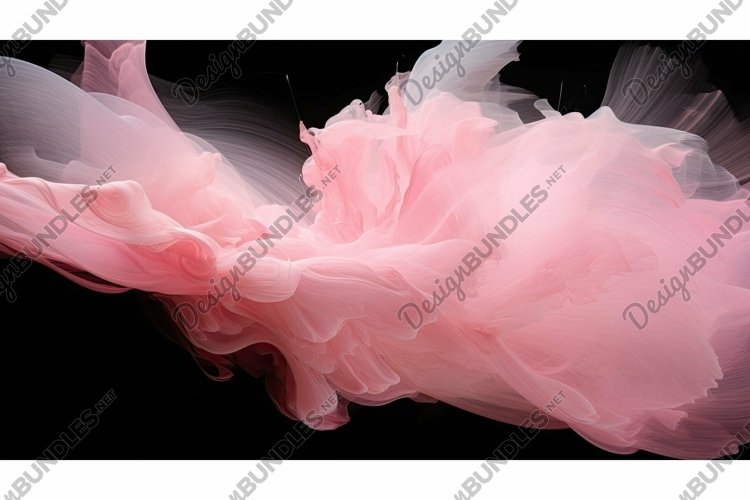airy paint stroke pink