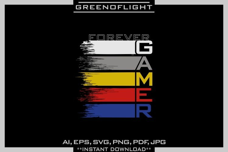 Forever Gamer Svg - Gaming Svg - Gamer svg (1287286) | Illustrations ...