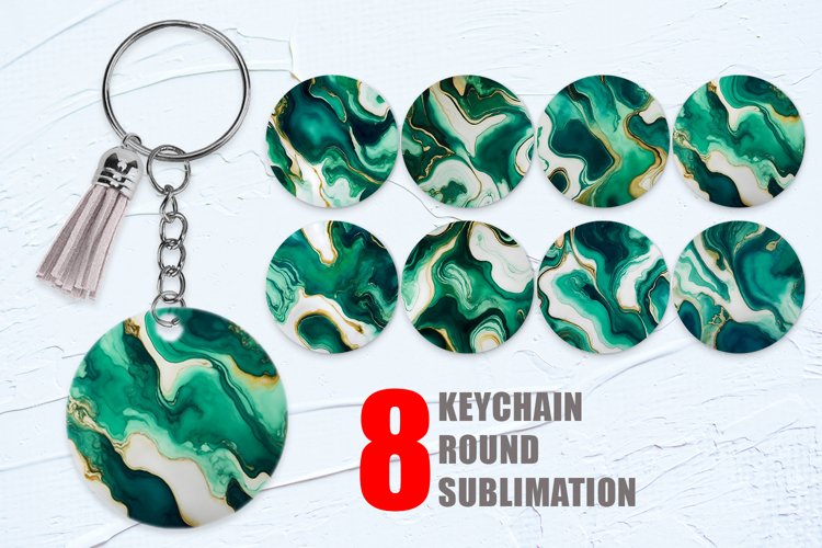 12 Bundle Keychain Sublimation Designs