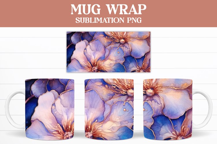 Mug Sublimation, Alcohol Ink Mug Wrap