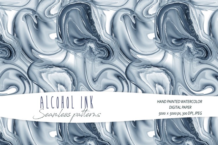 Abstract alcohol ink seamless pattern / digital wallpaper