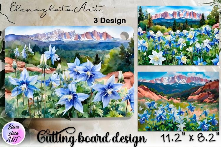 American landscape cutting board design - cutting (5447275)