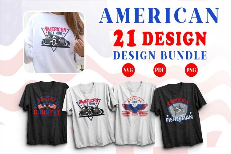 American Bundle sublimation Design Bundle | American svg