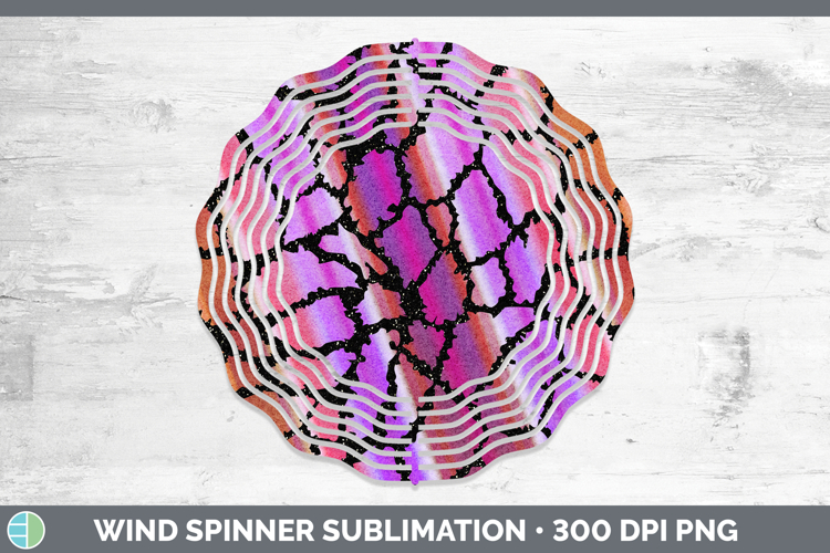 Animal Giraffe Print Wind Spinner Sublimation Spinner Design