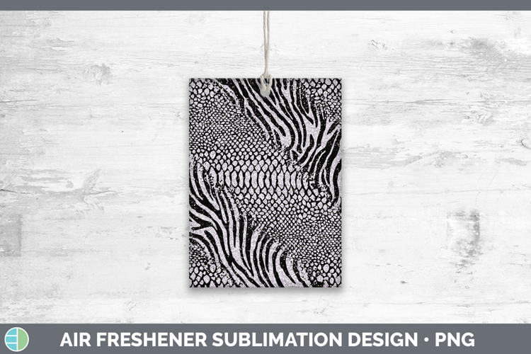 Animal Glitter Snake Zebra Air Freshener Sublimation Car Fre