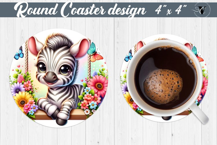 Round Coaster | Baby animals (3733745)