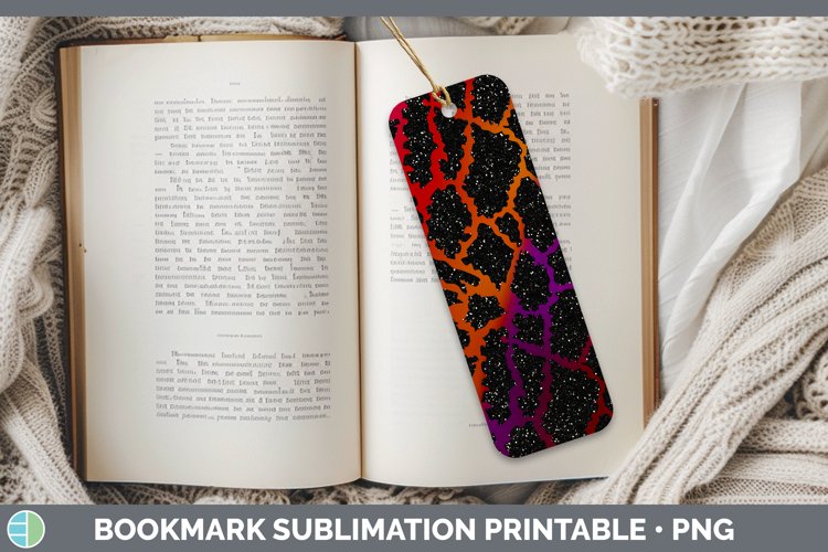 Animal Red Giraffe Bookmark Sublimation Printable Designs