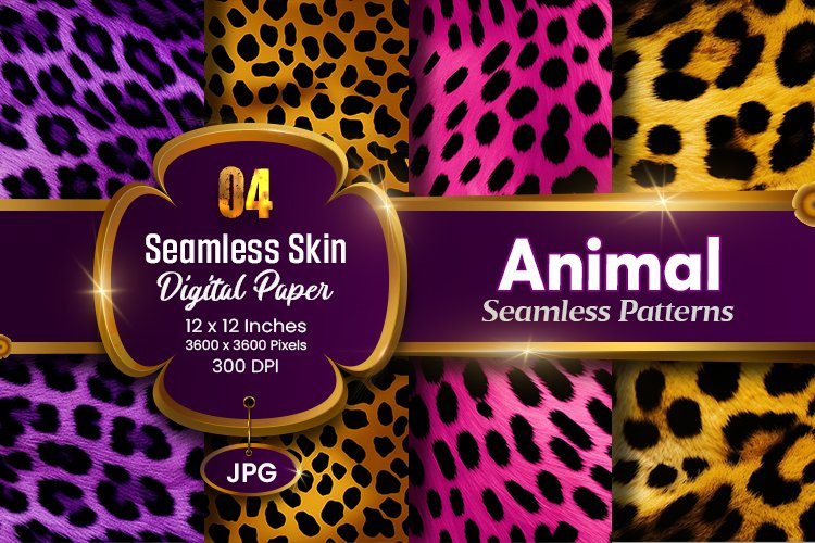 Animal Seamless Skin Digital Paper, Animal digital (3043097)