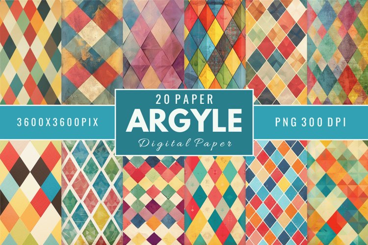 Argyle Digital Paper Bundle