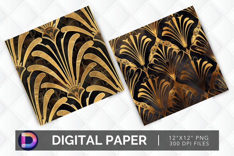 Art Deco Seamless Digital Paper