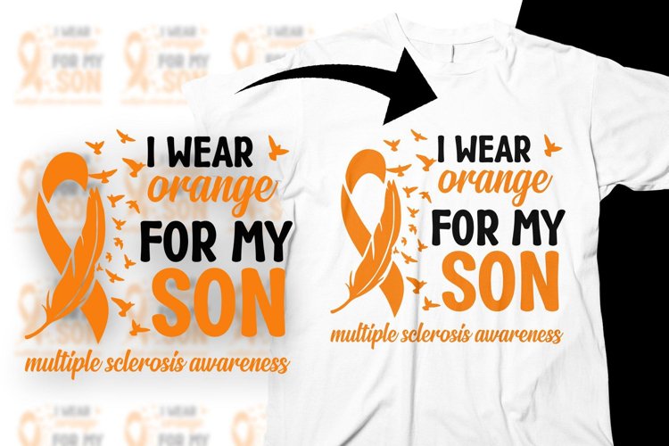 Multiple Sclerosis Awareness Svg Png Wear Orange (3300799)