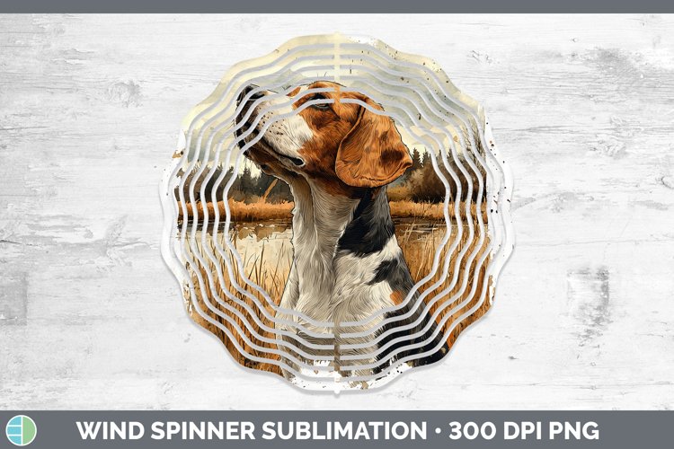 Autumn Dogs Beagle Wind Spinner Sublimation Spinner Designs