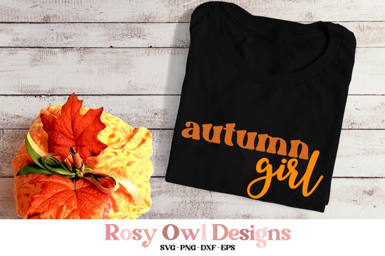 Autumn Girl, Fall Season SVG