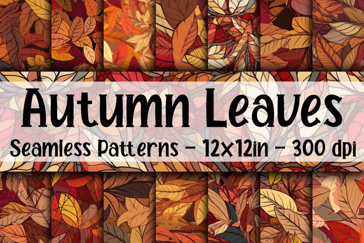 Autumn Leaves Digital Paper
