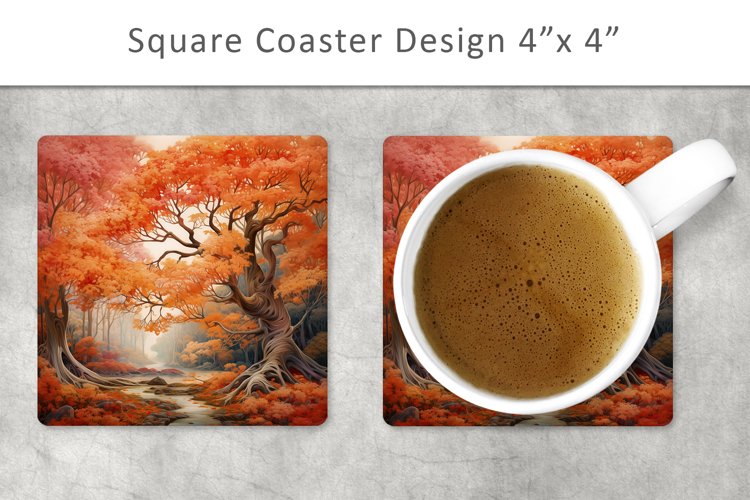 Autumn Coaster, fall kitchen decor