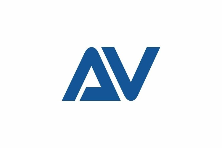AV logo design vector template (3697806)