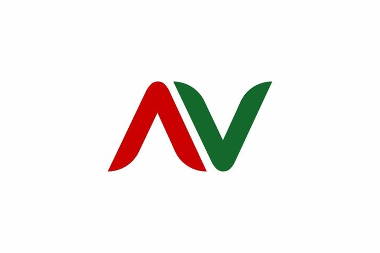AV logo design vector template (3697819)
