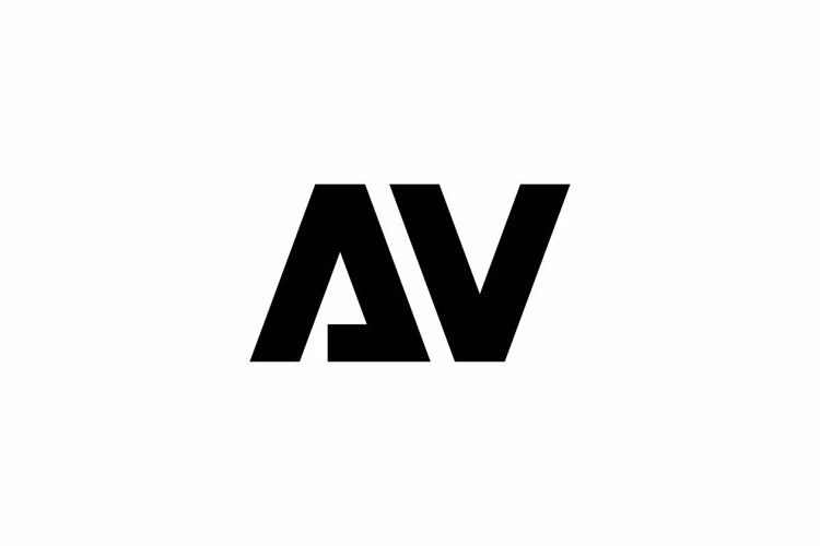 AV logo design vector template (3697834)