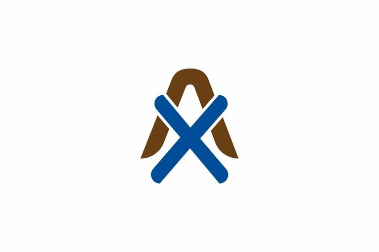 AX XA logo design vector template (3697967)