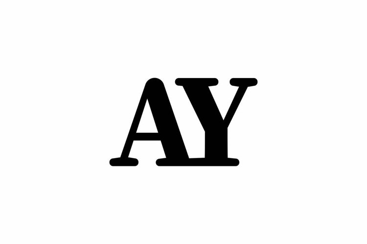 AY Logo design vector template (3697973)