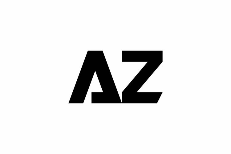 AZ Logo design vector template (3698025)