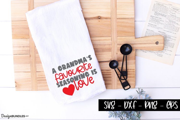 Grandma's Favourite Seasoning - Grandma's Kitchen SVG