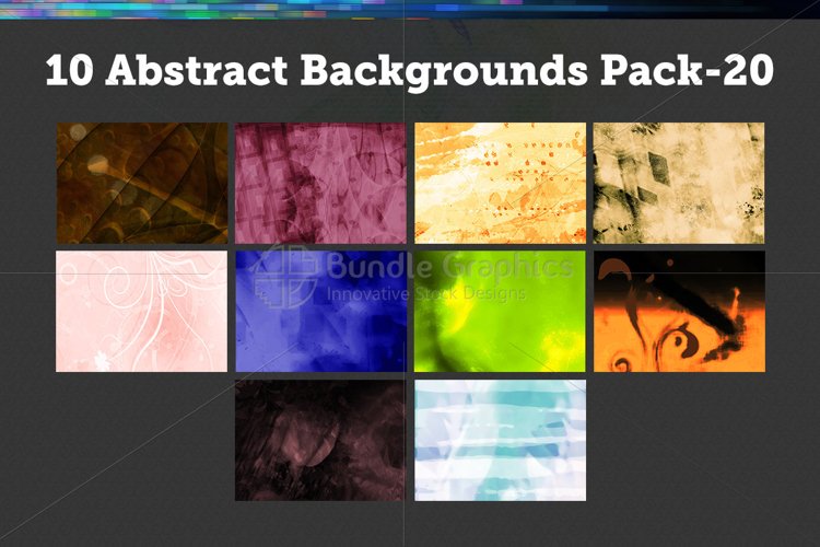 10 Abstract Backgrounds – Pack-20