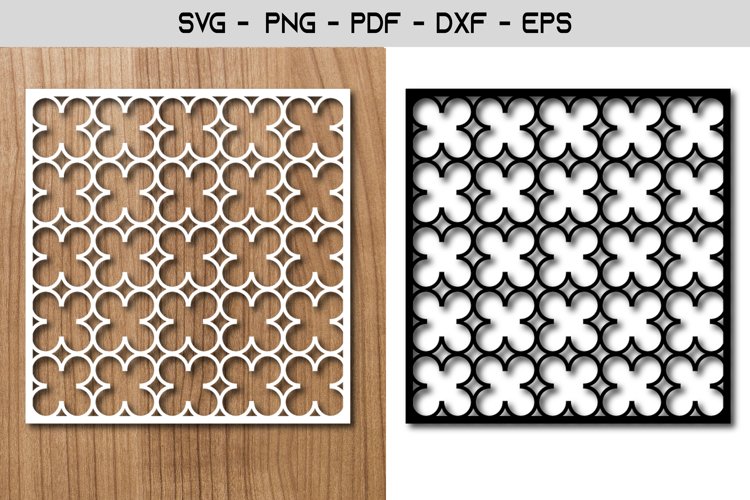 Pattern Stencil Paper Template SVG