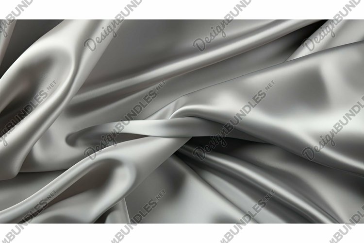 metallic gray cloth