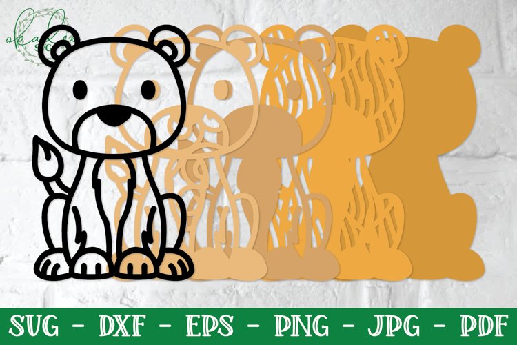 3D Jungle Animal Bundle, All of the Jungle Animals Papercut - Free ...