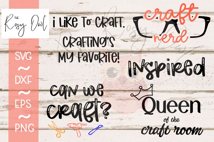 Crafty Bundle SVG | Craft Life | Creatives | Craft Room