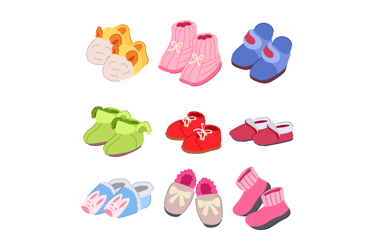 baby booties set cartoon (6557202)