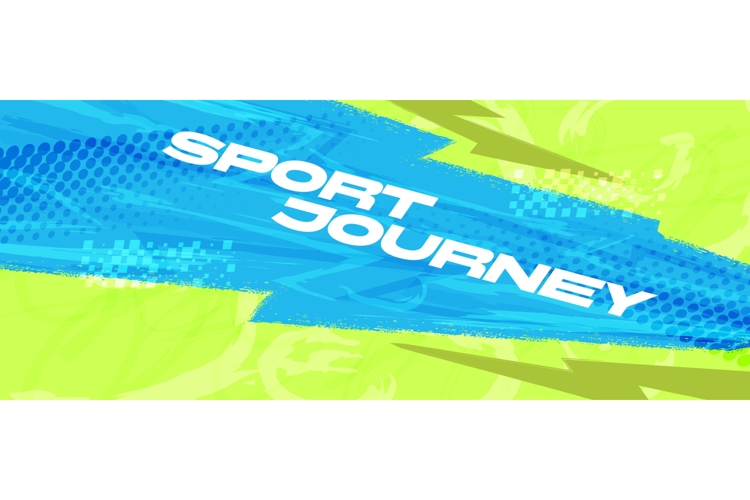 Blue and Green Sport Game Background