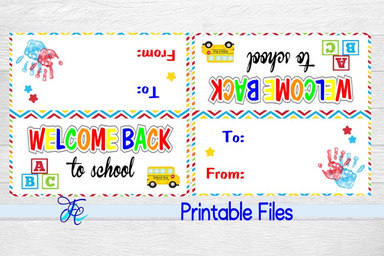 Welcome Back To School Bag Topper v2
