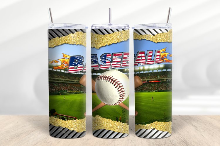 Baseball sublimation tumbler designs | sublimation template