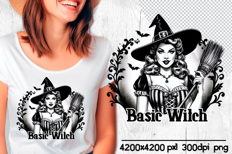 Basic witch sublimation, Halloween sublimation (4401310)