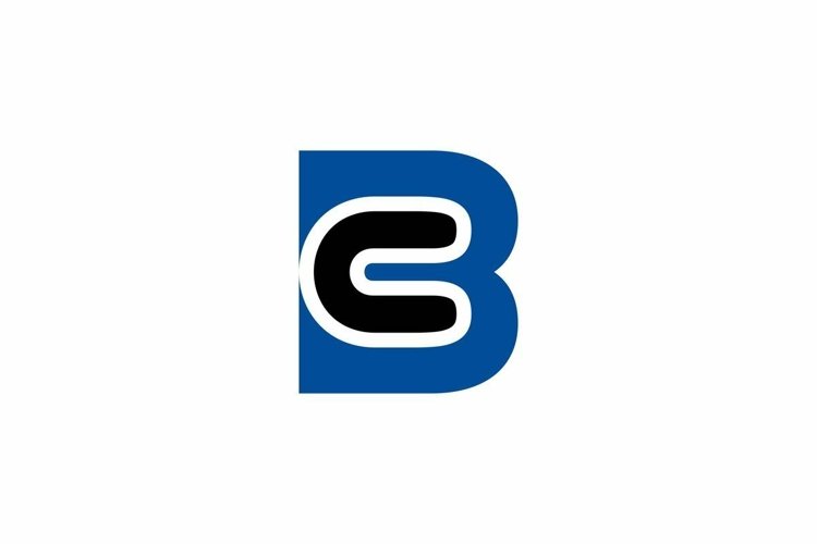 BC CB Logo design vector template (3699756)