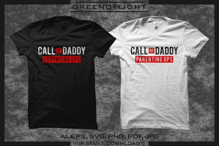 DAD SVG - Call Of Daddy - Father's Day Svg - Daddy svg png