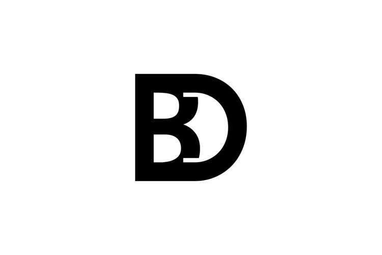BD DB Logo design vector template (3699846)