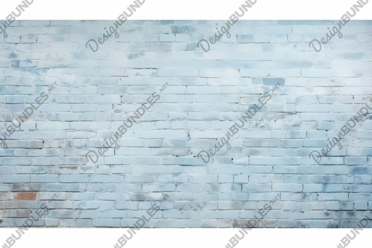 elegant light blue brick wall