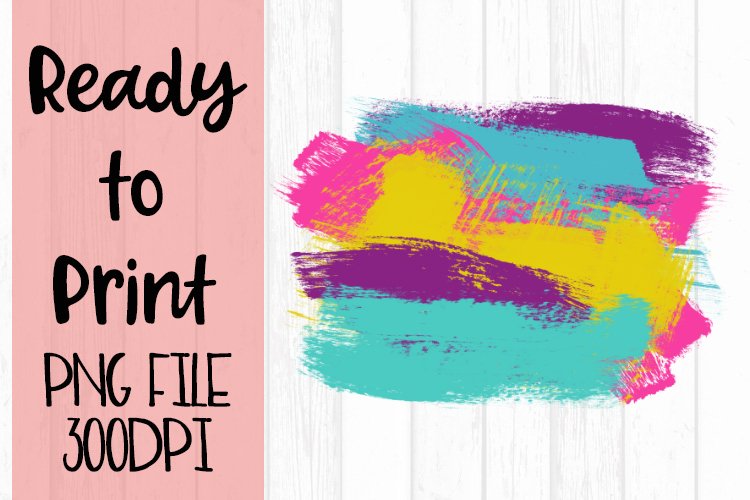 Painted Background Splash Bright Preppy Design