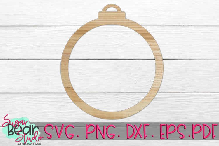 Round Ornament - A Laser Cut File