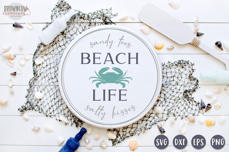Beach Round Sign SVG/Cut Files Bundle - Free Design of The Week ...