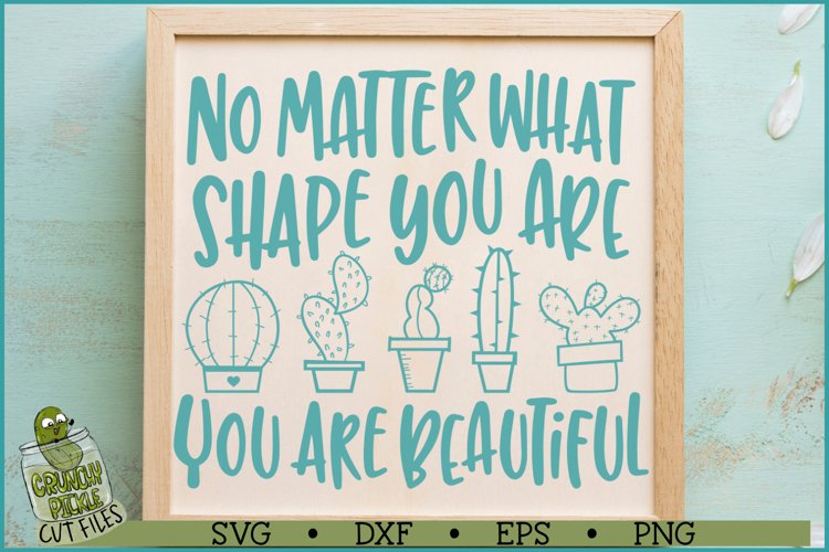 Beautiful Shape Cactus SVG File