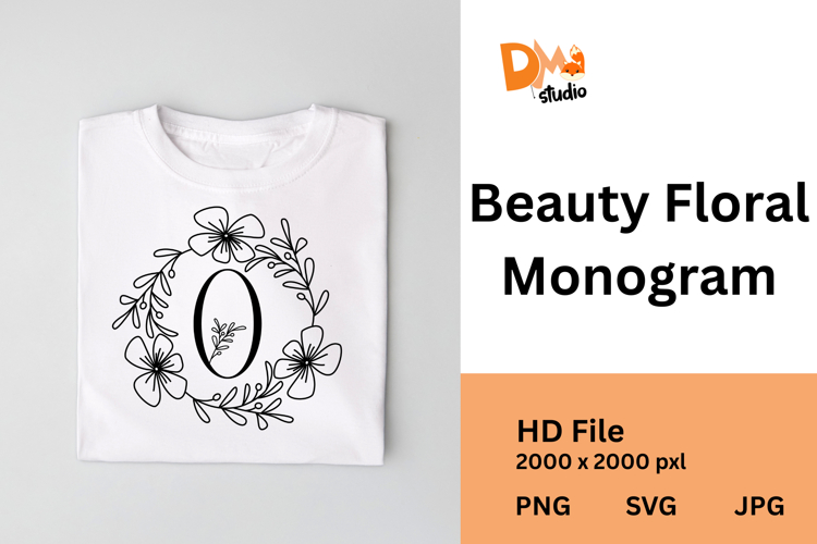 Beauty Floral Monogram (5911050)