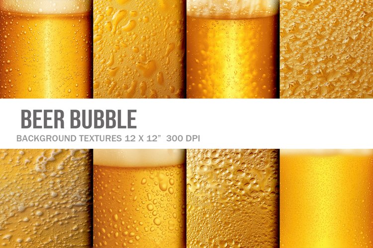 Beer Bubble Background Wallpaper Backdrop Digital Paper Set